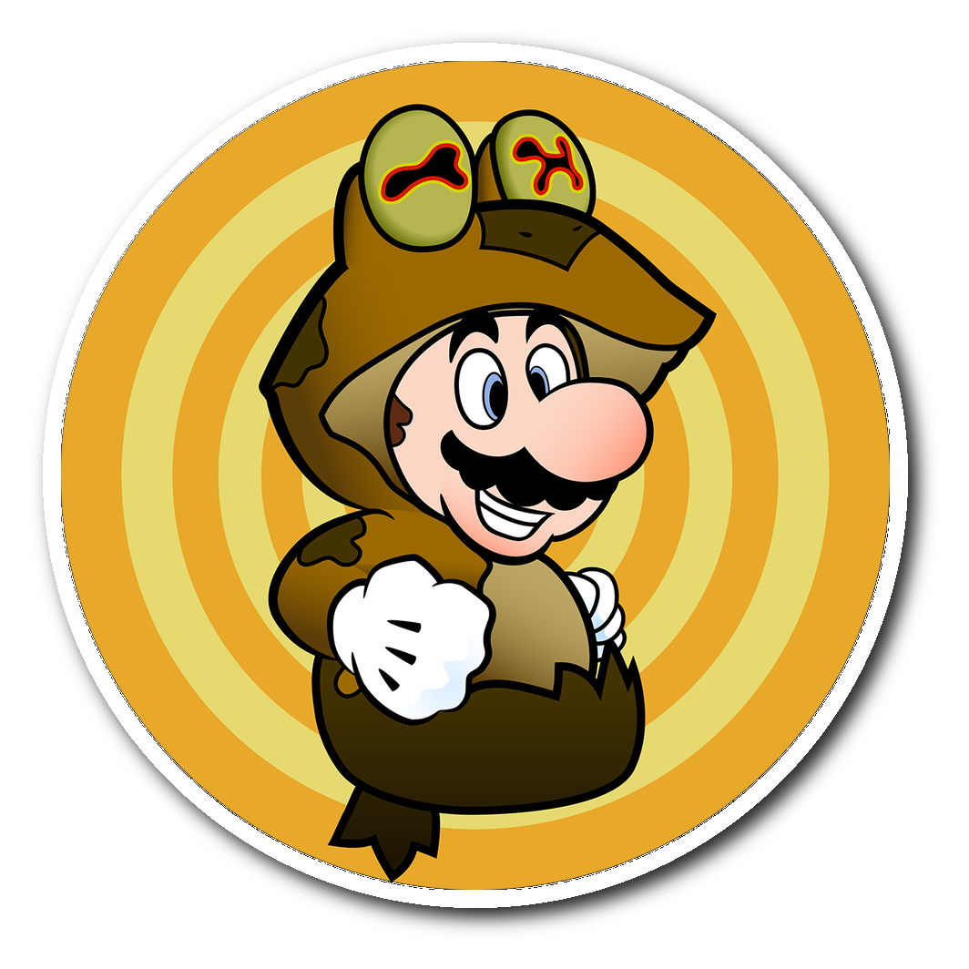 Mario Wears Hypnotoad Vinyl Sticker – HIP ARCADE
