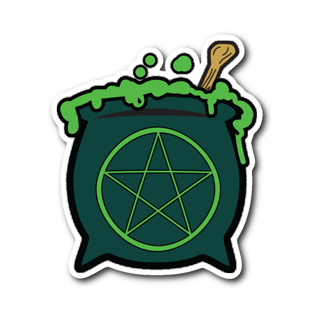 Witch's Cauldron Vinyl Decal Sticker – HIP ARCADE